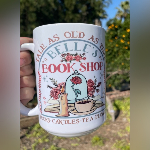 Dining | Belles Book Shop Mug 15oz | Poshmark